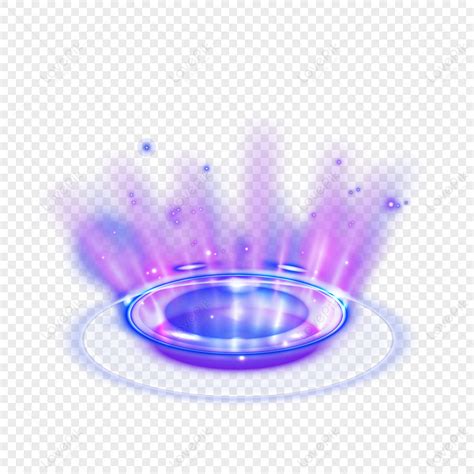 Purple Sci Fi Light Circle Stage Light Effect Emission Beam Of Light