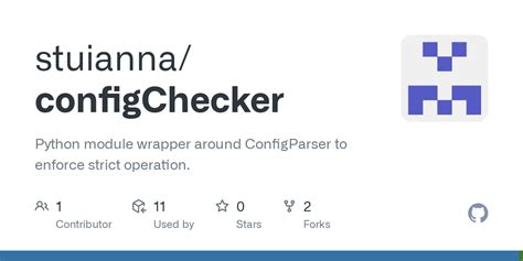 Github Stuiannaconfigchecker Python Module Wrapper Around Configparser To Enforce Strict