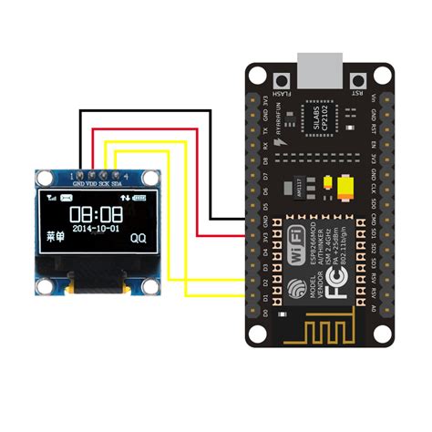 Hiển Thị Thời Gian Thực Bằng Màn Hình Oled 0 96 Sử Dụng Nodemcu Esp8266
