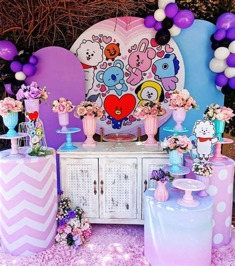 Decoración Temáticas De Bts Temas Para Fiestas Fiestas De Cumpleaños