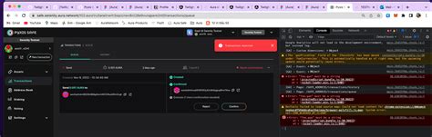 Aura Safe Transaction Error Auto Reject When Execute Transaction Issue Aura Nw Aura