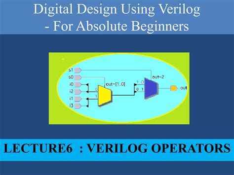 Verilog Operators Pptx Programming Languages Computing
