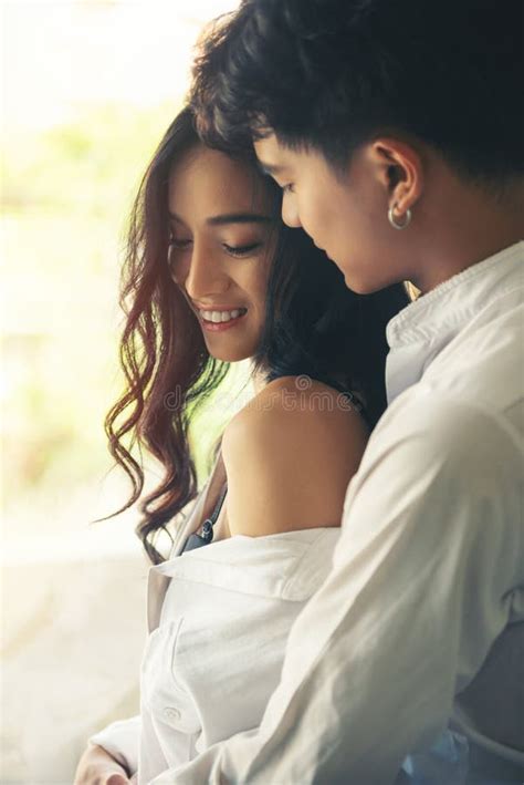 Couple Portrait Sexy Sexual Passionate Couple Fashion Shot Stock Image