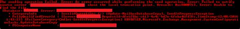 error 0xc8000713 failed to notify source server