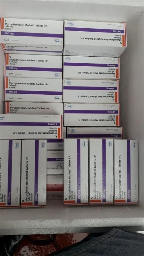 Cellcept Mycophenolate Mofetil Tablet At Rs 100stripe Pharmaceutical