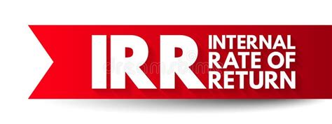 Irr Internal Rate Of Return Metric Used In Financial Analysis To Irr Internal Rate Of Return Metric Used In Financial Analysis To