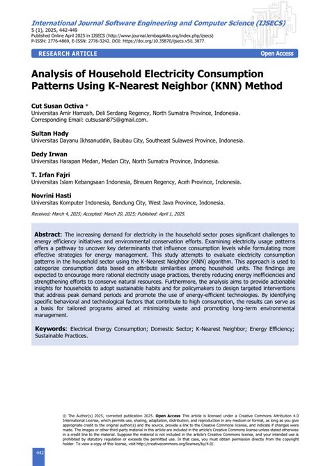 Pdf Analysis Of Household Electricity Consumption Patterns Using K