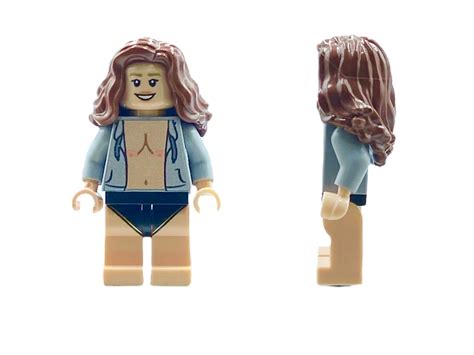 Naked Minifigures With Breasts Custom Design Printed On LGO Parts Open Jacket Skin Color Etsy