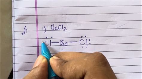 Determining Becl2 Shape Using Vsepr Model Youtube