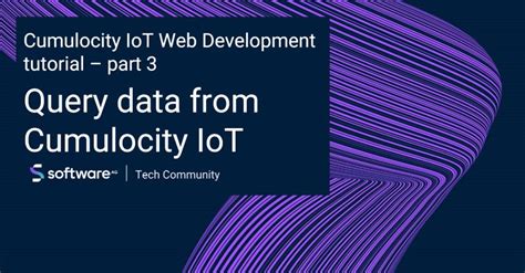 Manu Van Droogenbroeck On Linkedin Cumulocity Iot Web Development