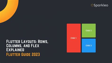 Flutter Layouts Rows Columns And Flex Explained By Sparkleo
