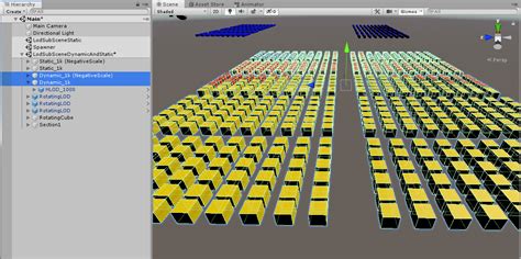 Why Stresstests Demo In Release 21 Have 1 Negative Scale Unity
