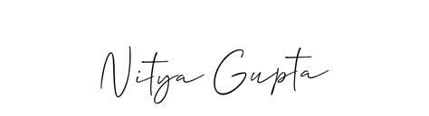 77 Nitya Gupta Name Signature Style Ideas Excellent Esignature