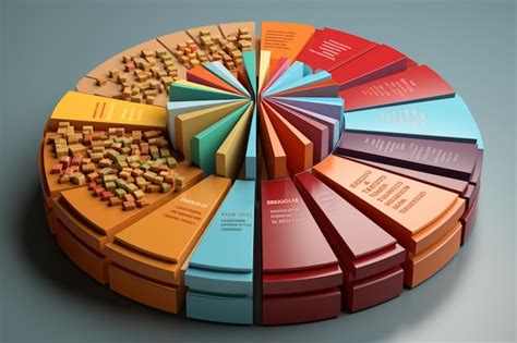 Budget Pie Chart With Colorful Segments Premium Ai Generated Image