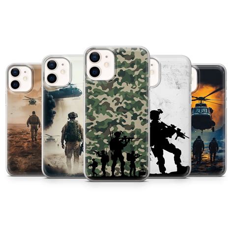 Brave Soldier Phone Case Army Cover For Iphone 15 Pro Max 14 13 12 11