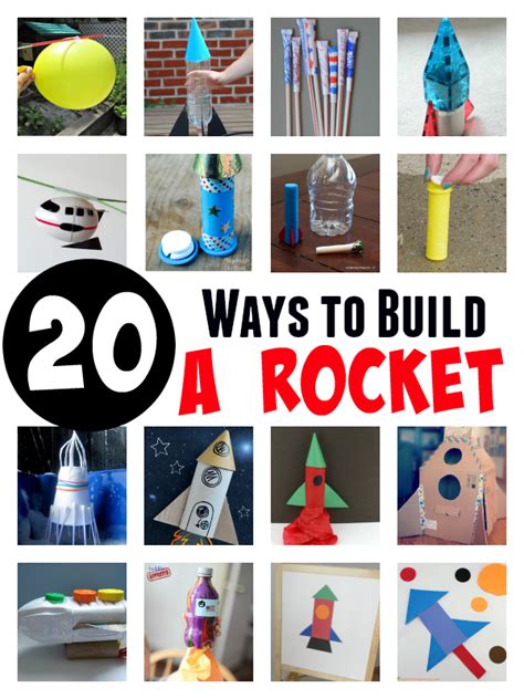 Ways To Build A Rocket Experiments And Crafts Inspiration Laboratories