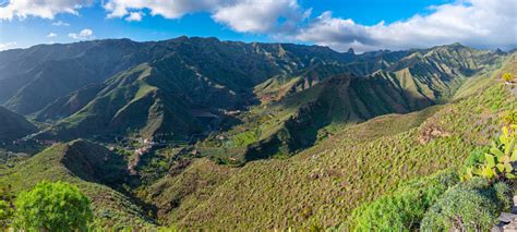 Foto De Vista Aérea De La Gomera Do Mirante De Manaderos Ilhas Canárias