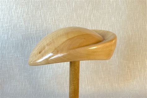 Teardrop Pillbox Hat Block Sabine Wooden Hat Block