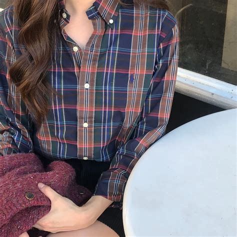 폴로랄프로렌 남녀공용 클래식핏 어텀 멀티체크 셔츠 상품 상세 크로켓