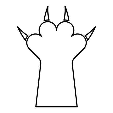 Cat Claw Vector Art Icons And Graphics For Free Download