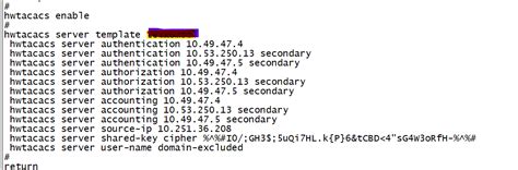 Enable Ssh With Hwtacacs Huawei Enterprise Support Community