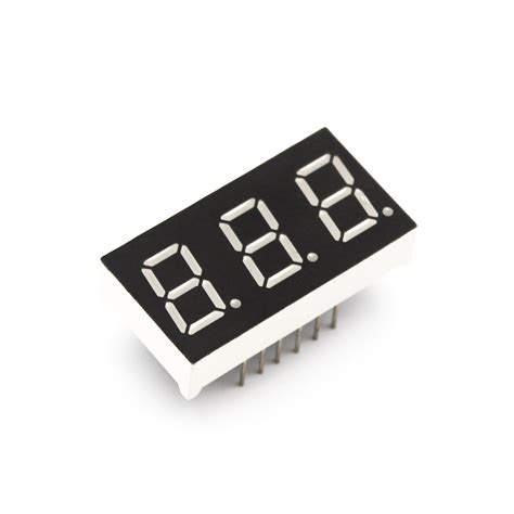 Ultra Red Numeric Led Display 039inch 3digit 7 Segment Led Display 039 Inch 7segment Led And