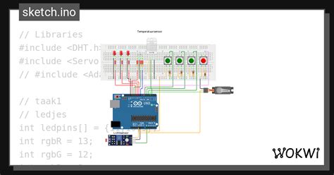 Les10 Opdracht 14 Basic Home Automation Wokwi ESP32 STM32
