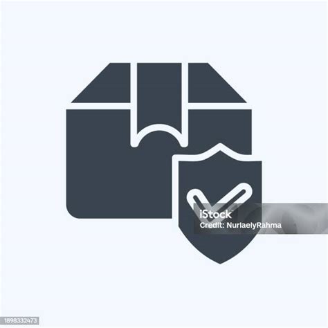 아이콘 화물 보험 금융 기호와 관련이 있습니다 글리프 스타일 심플한 디자인 편집 가능 간단한 일러스트레이션 개념에 대한 스톡 벡터 아트 및 기타 이미지 Istock