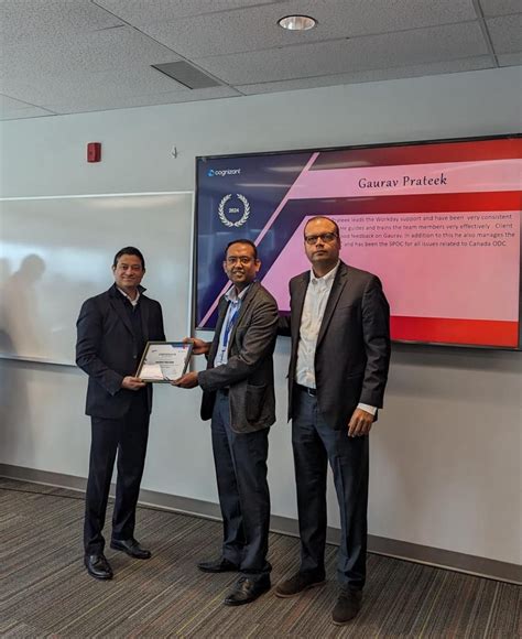 Gaurav Prateek On Linkedin Cognizant