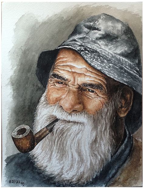 The Old Fisherman Painting At Explore Collection