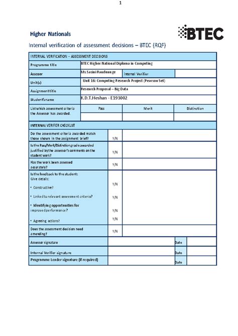 Final Research Proposal On Big Data Unit 16 Computing Project