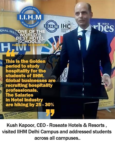 Ganesh Kumar On Linkedin Hospitalityindustry Iihmdelhi