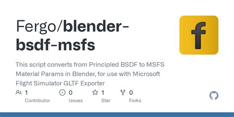 Blender Script Convert Principled Bsdf To Msfs Material Params Sdk Microsoft Flight
