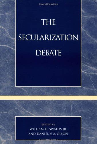 The Secularization Debate Ebook Swatos Jr William H Daniel V A
