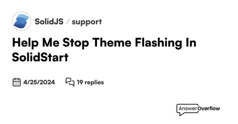 Help Me Stop Theme Flashing In Solidstart Solidjs