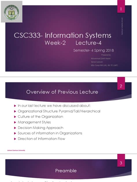 Week 2 Lec 4 Inform Systems Manual Vs Computerized Information Systems