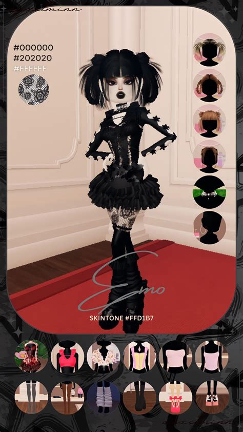 Dti Theme Emo Non Vip Emo Dresses Scene Dress Emo Outfit Ideas