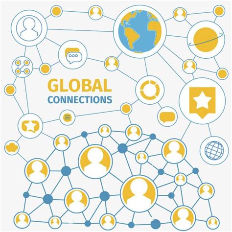 Networking Png Picture Networking Vector Material People Network Earth Big Data Png Image