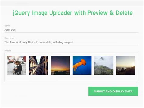 Jquery Multiple Image Upload With Preview And Delete — Codehim
