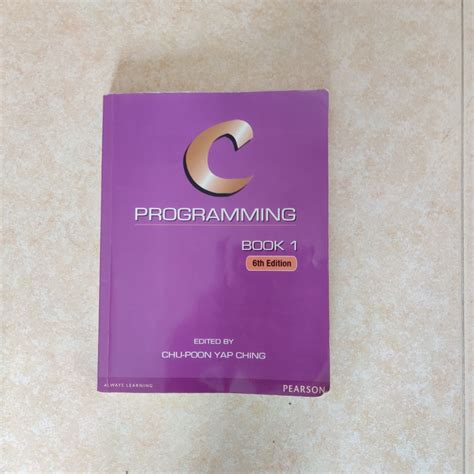 C Programming Book 1 6th Edition Hobbies And Toys Books And Magazines