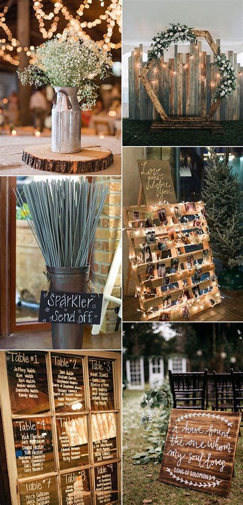 25 Budget Friendly Rustic Wedding Decoration Ideas