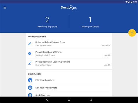 DocuSign Upload Sign Docs Android Apps On Google Play DocuSign Upload Sign Docs Android Apps On Google Play