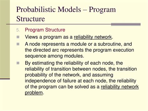 PPT SOFTWARE RELIABILITY MODELING PowerPoint Presentation Free