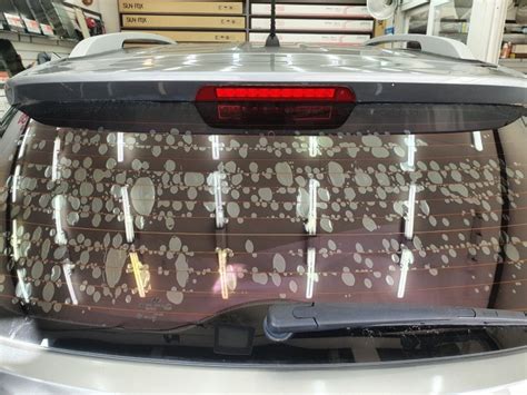 자동차 뒷유리 기포 해결방법 차후면 열선 수리 차량 썬팅지 들뜸 부산 썬팅 싸게잘하는집 금정구 선팅 할인 전문점 네이버 블로그