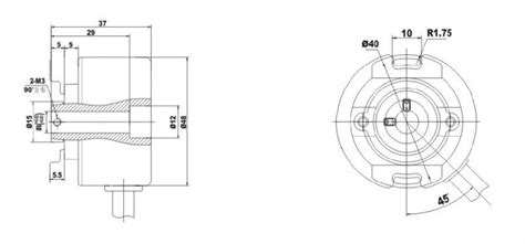 calt with uvw encoder servo motor cnc encoder 2048ppr rotary encoder high quality calt with uvw