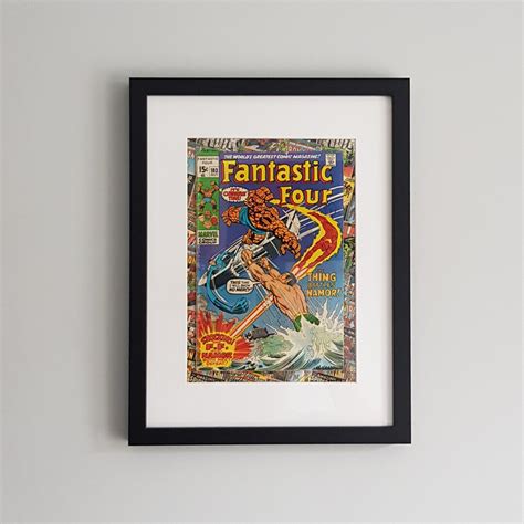 Fantastic Four Vintage Collectible Comic Art Bronze Age
