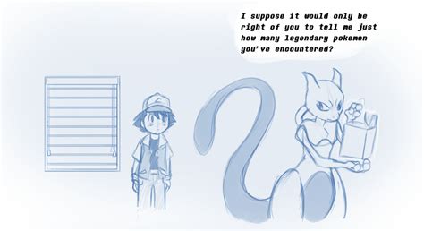 I Draw Way Too Much — Does Mewtwo Know About The Other Legendary Pokemon