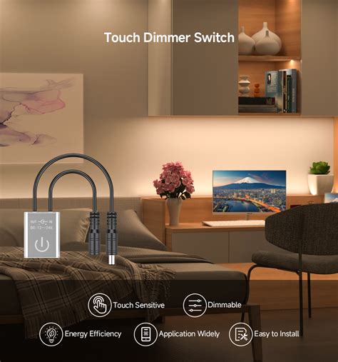 Btf Lighting 12v 24v Dc Touch Onoff Sensor Switch Touch Dimmer Switch