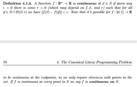 solved linear optimization question for each definition
