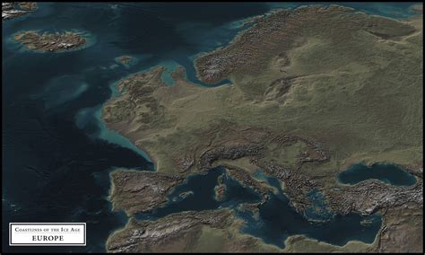 Coastlines Of The Ice Age Vivid Maps Ancient Maps Ancient History Last Glacial Maximum